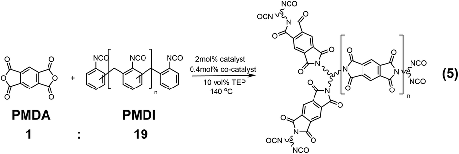 Towards high-performance polyurethanes: a mechanism of amine catalyzed aromatic imide formation ...
