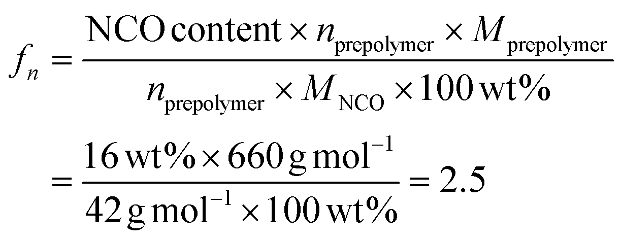Synthesis of polyisocyanurate prepolymer and the resulting flexible ...