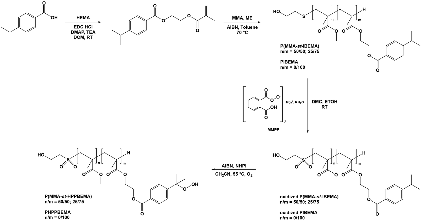Synthesis of original polymeric hydroperoxides as innovative oxidizing ...