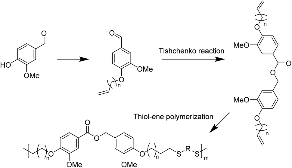 From vanillin to biobased aromatic polymers - Polymer Chemistry (RSC ...