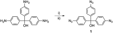 Tris(4-azidophenyl)methanol – a novel and multifunctional thiol ...