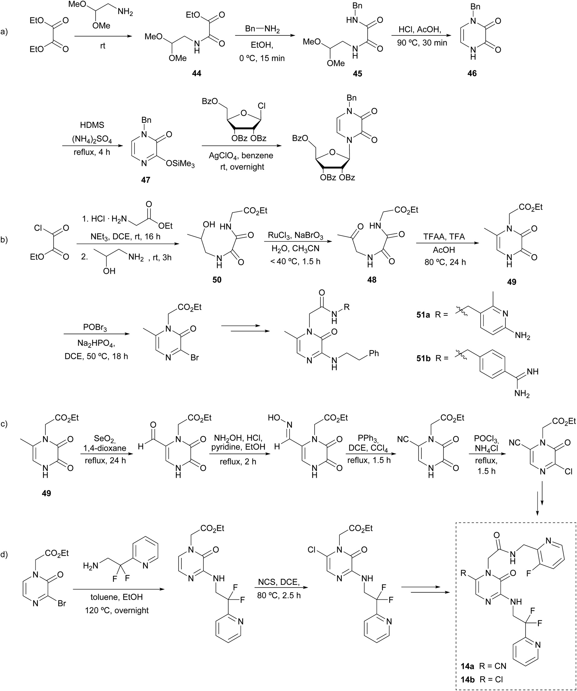2(1 H )-Pyrazinones from acyclic building blocks: methods of synthesis ...