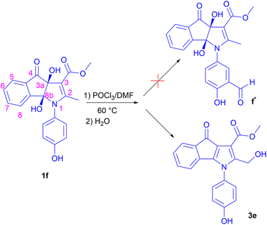 POCl 3 mediated one-pot deoxygenative aromatization and electrophilic ...