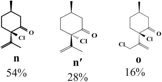 Selective catalytic synthesis of new terpenic chlorides using NaDCC as ...
