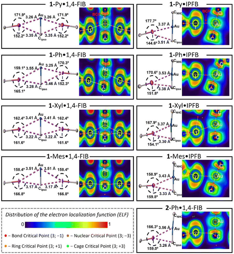 Exploring Au( i ) involving halogen bonding with N-heterocyclic carbene ...