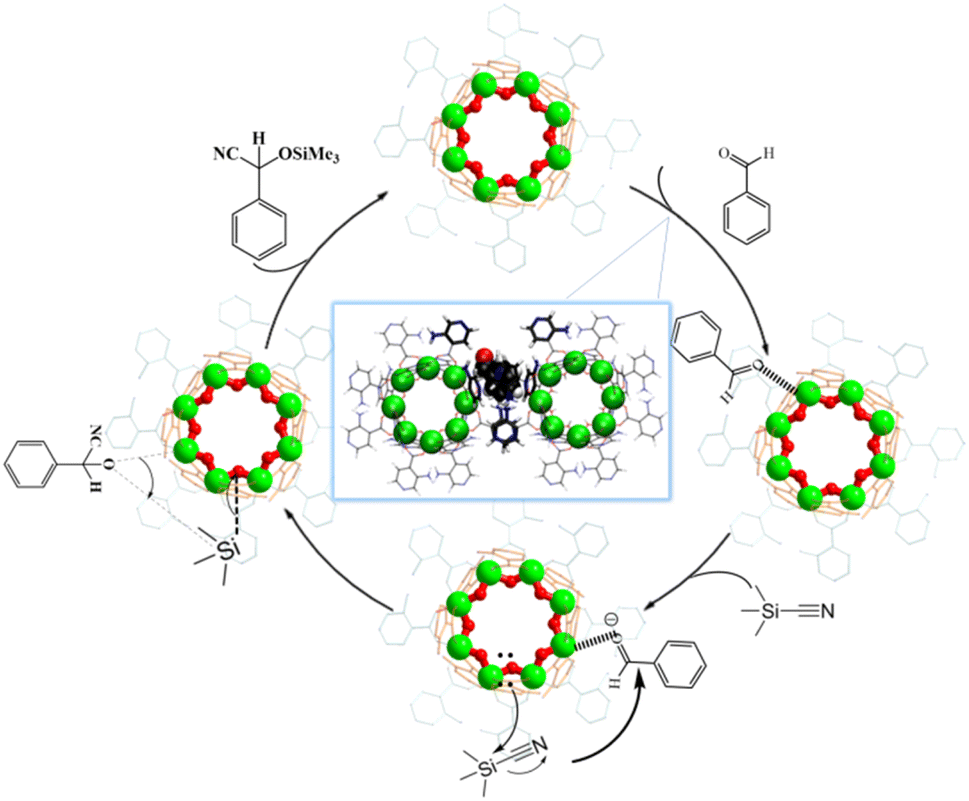 Accurate binding of porous aluminum molecular ring catalysts with the ...