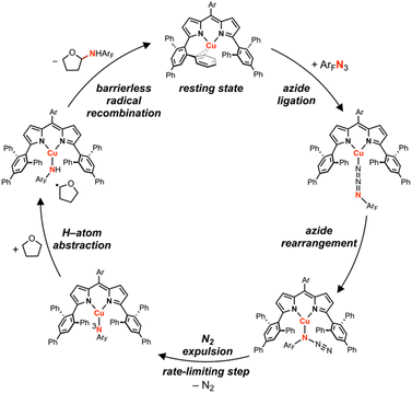 Nitrene transfer from a sterically confined copper nitrenoid dipyrrin ...