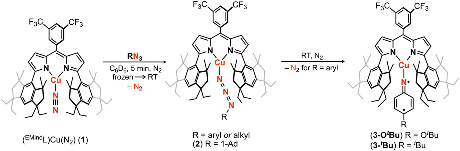 Nitrene transfer from a sterically confined copper nitrenoid dipyrrin ...