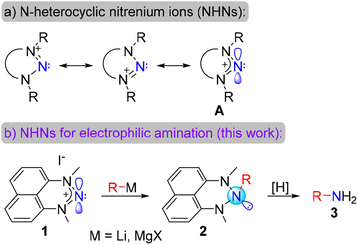 Nitrenium ions as new versatile reagents for electrophilic amination ...