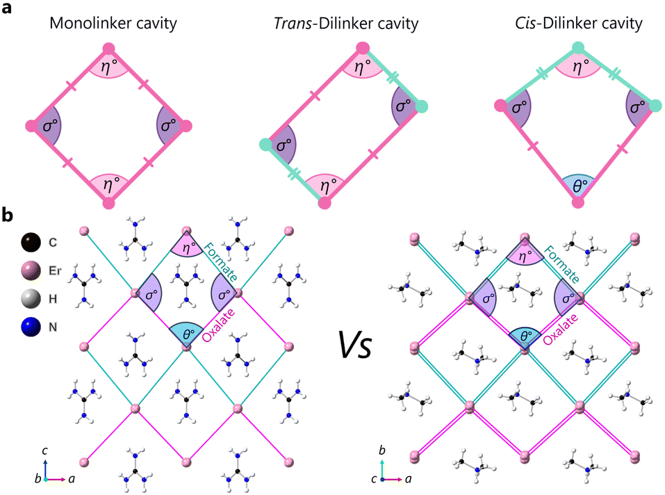 Negative linear compressibility exhibited by the hybrid perovskite [(NH 2 ) 3 C]Er(HCO 2 ) 2 (C ...