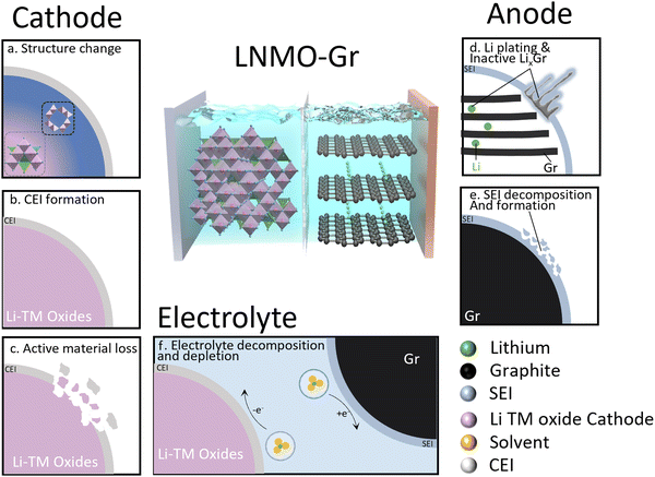 Insights into lithium inventory quantification of LiNi 0.5 Mn 1.5 O 4 ...