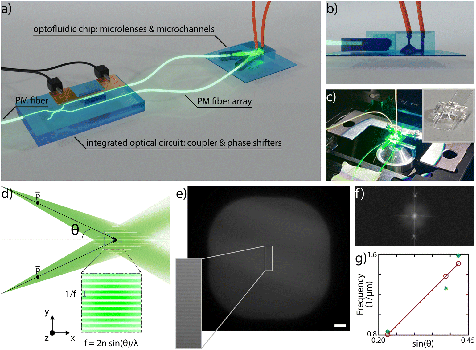 Structured-light-sheet imaging in an integrated optofluidic platform - Lab on a Chip (RSC ...