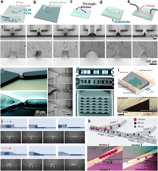 Direct laser writing-enabled 3D printing strategies for microfluidic ...