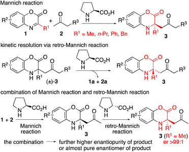 Organocatalytic enantioselective Mannich and retro-Mannich reactions ...