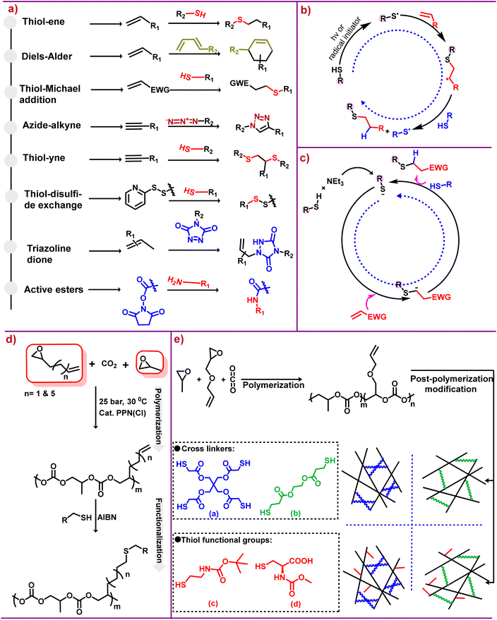 Post-polymerization functionalization of aliphatic polycarbonates using ...