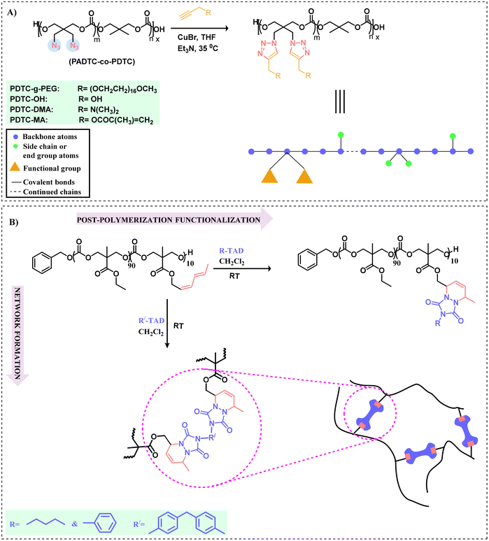 Post-polymerization functionalization of aliphatic polycarbonates using ...