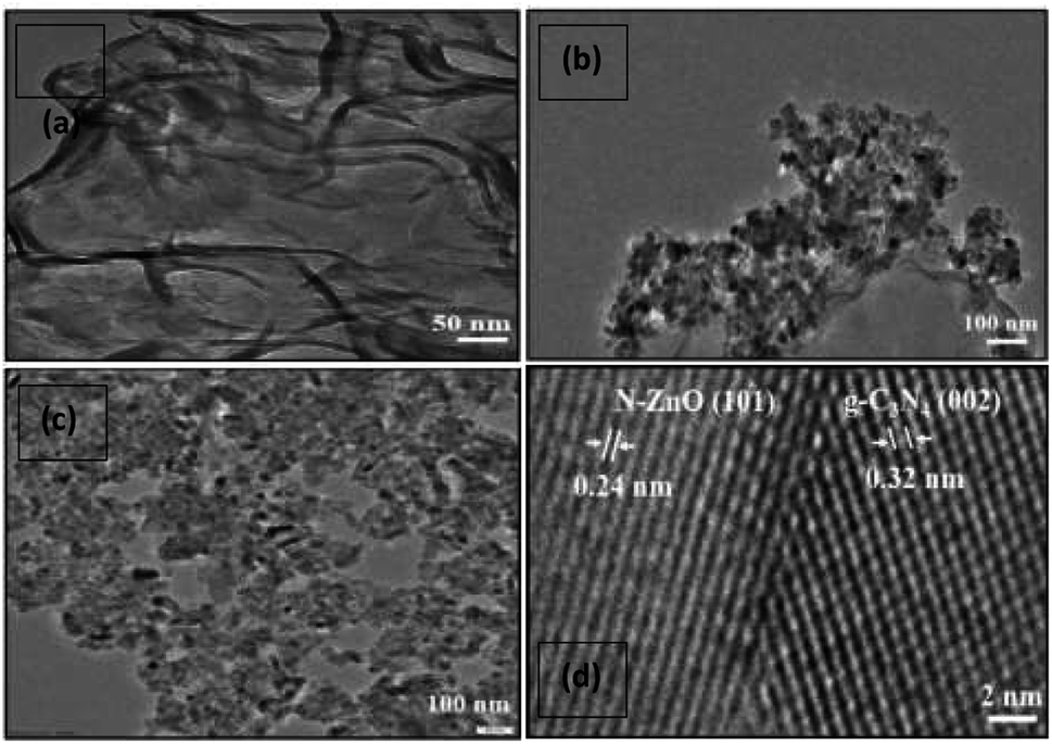 Highly efficient visible-light induced N-doped ZnO@g-C 3 N 4 and S-doped ZnO@g-C 3 N 4 ...