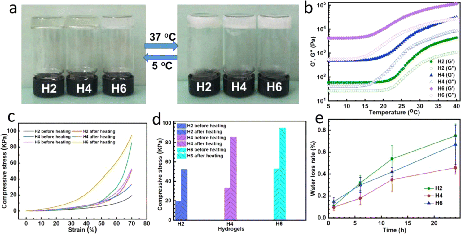 Injectable, self-healing and degradable dynamic hydrogels with tunable ...