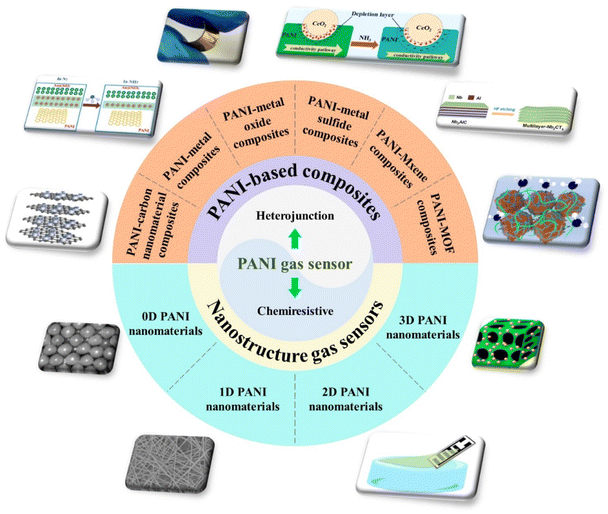Recent progress in polyaniline-based chemiresistive flexible gas ...