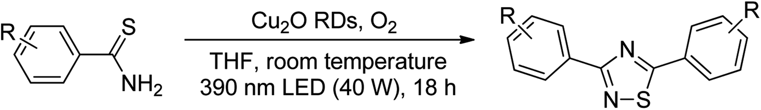 Photocatalytic oxidative cyclization of aromatic thioamides catalyzed ...