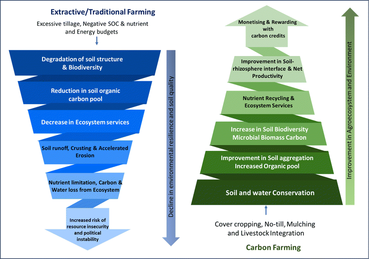 Carbon farming: a circular framework to augment CO 2 sinks and to ...