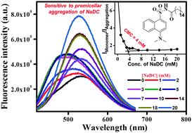 Fluorescence of N-acylated dansylamide with a long hydrophobic tail ...