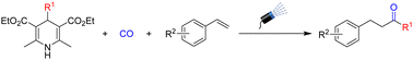Photoredox-catalyzed carbonylative acylation of styrenes with Hantzsch ...
