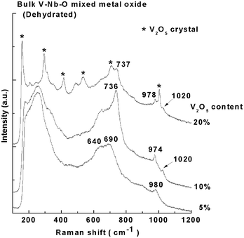 Monitoring surface metal oxide catalytic active sites with Raman ...