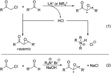 Highly enantioselective asymmetric Darzens reactions with a phase ...