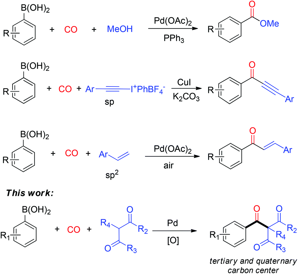 Pd-catalyzed carbonylation for the construction of tertiary and ...