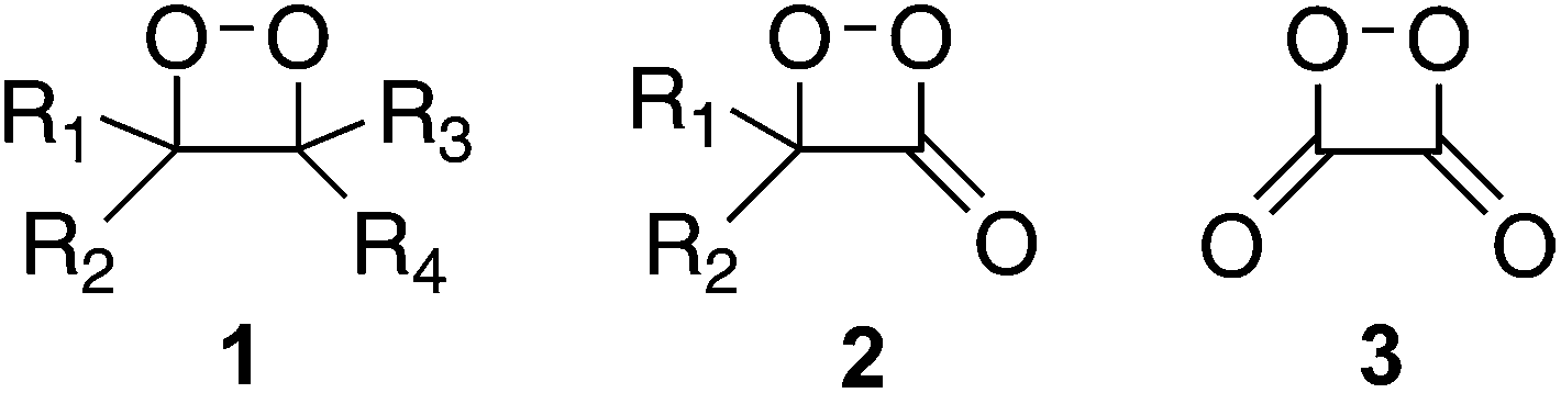 Evidence supporting a 1,2-dioxetanone as an intermediate in the ...