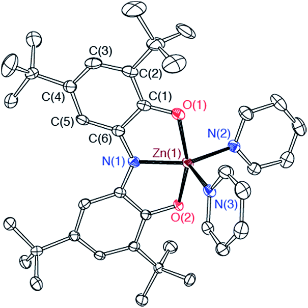 Bimetallic iron–iron and iron–zinc complexes of the redox-active ONO ...